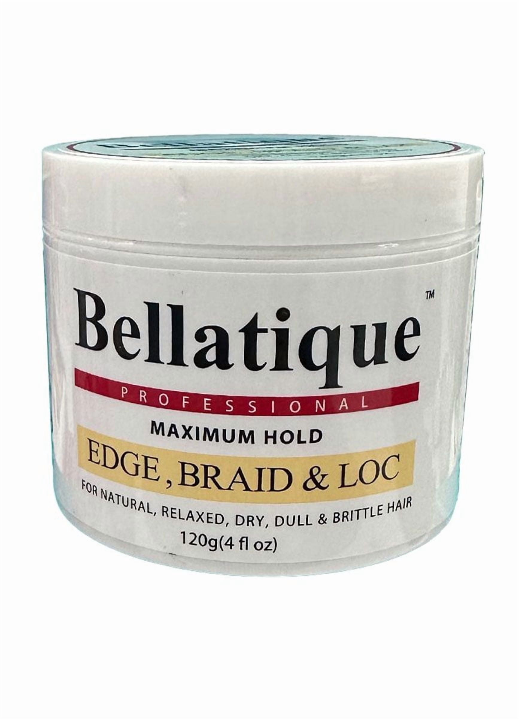 Bellatique Hair Gel for Edges, Braids & Locs - Maximum Hold, No Flaking ...