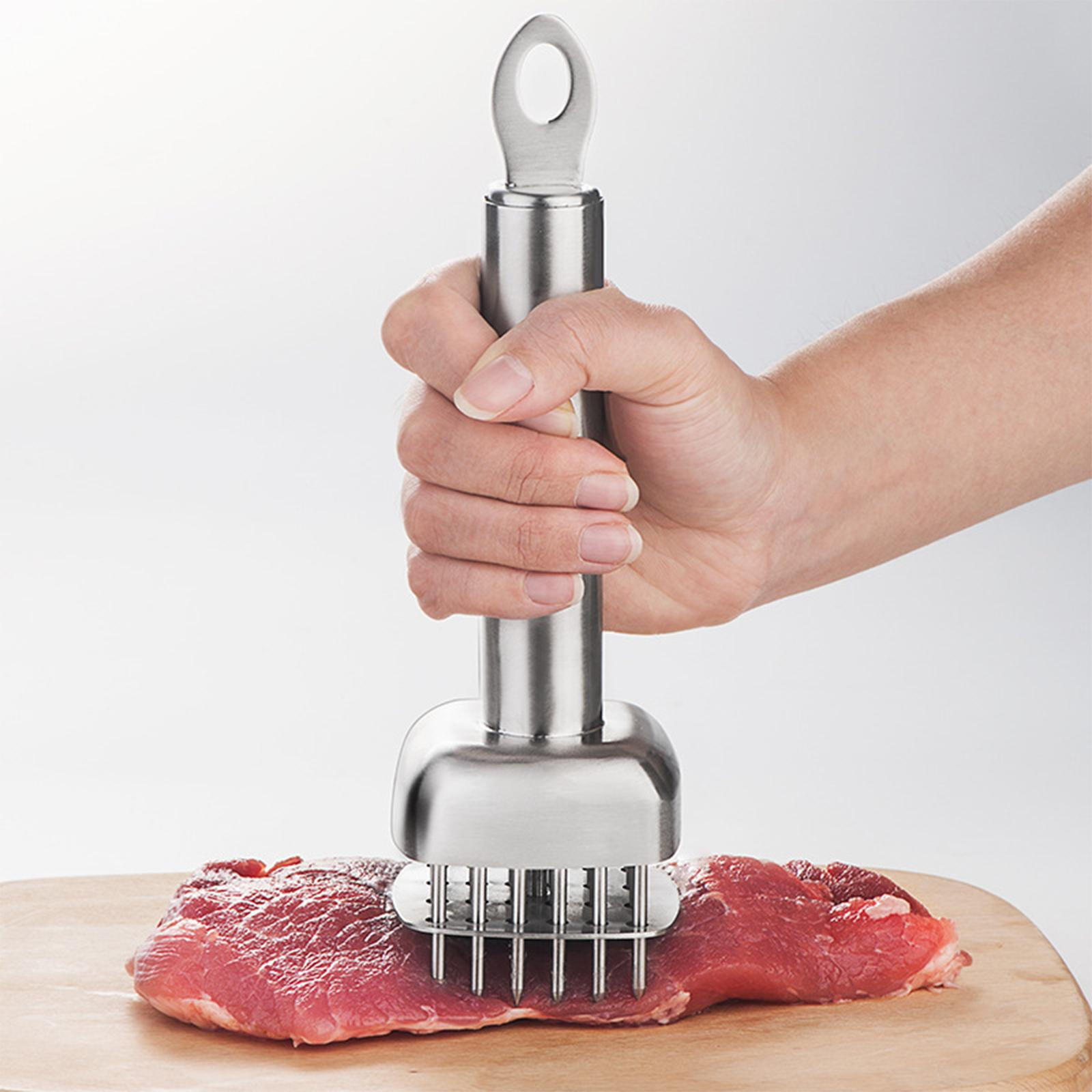 Professional Meat Tenderizer 24 Tool Stainless Steel Hammer for Steak ...