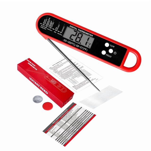 Professional Meat Thermometer Digital, Instant Read With High Accuracy ...