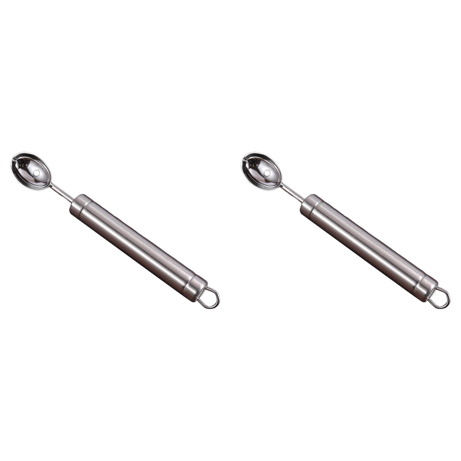 Professional Melon Baller Scoop & Fruit Carving Tool, Stainless Steel ...
