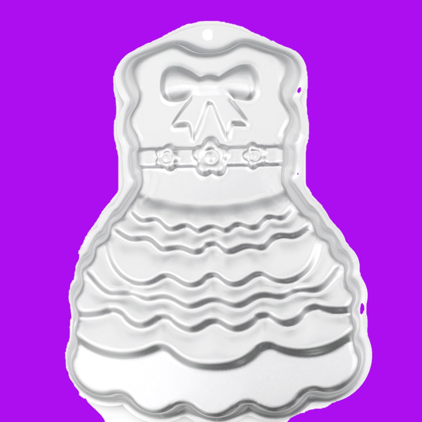 Professional Metal Cake Pan | Non-Stick Bakeware 29x22.5x4.8cm | Silver ...