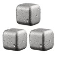 Professional Metal Ice Cubes For Liquor Titaniums Cooling Tool Whiskey ...
