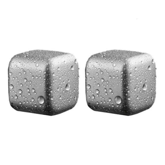 Professional Metal Ice Cubes For Liquor Titaniums Cooling Tool Whiskey ...