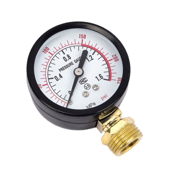 Professional Metal Pressure Meter Shockproof Radial Design with Clear ...