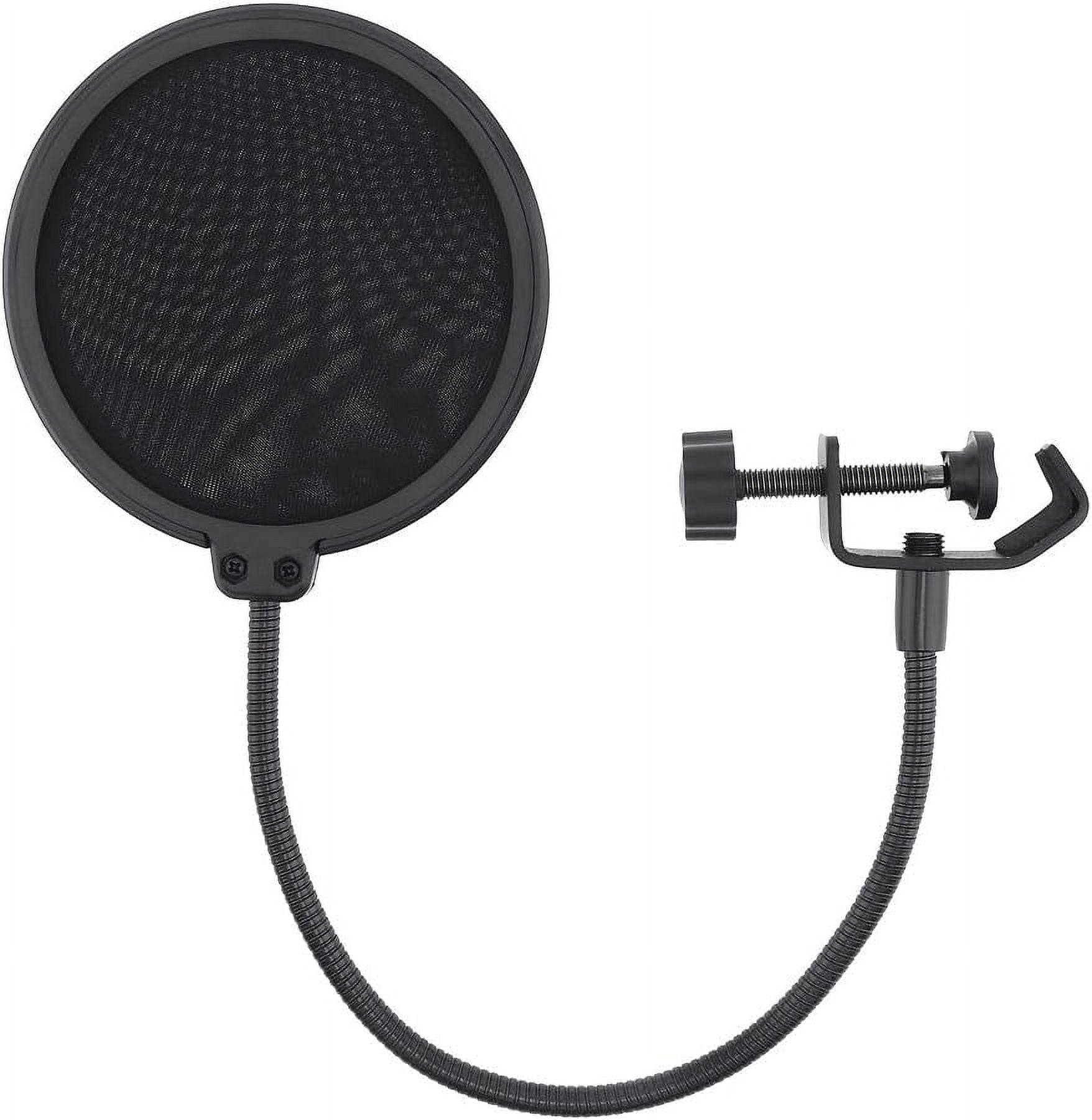 Professional Microphone Pop Filter Mask Shield for Any Other Microphone ...
