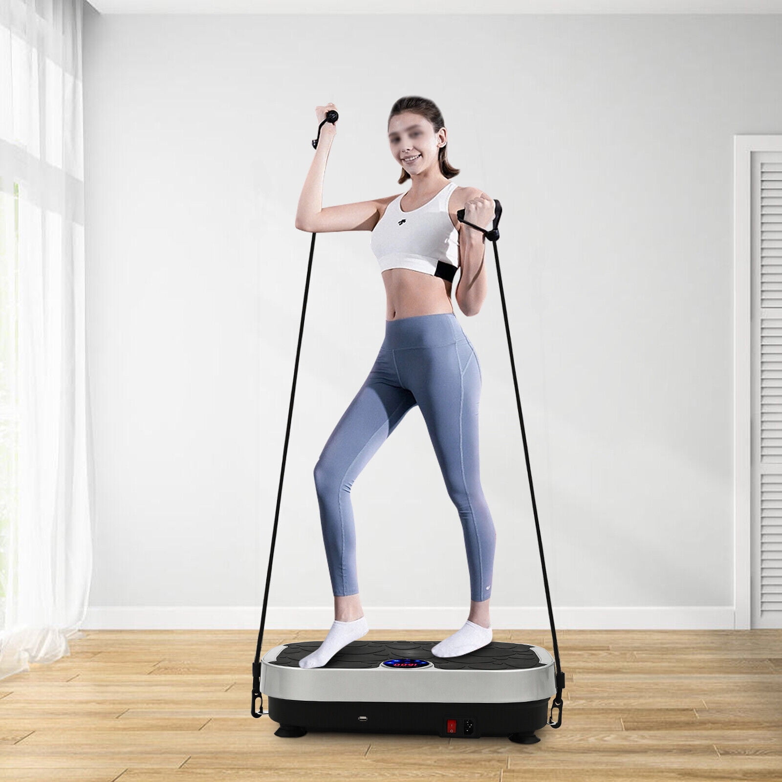 Professional Mini Vibration Plate Mini Exercise Board W/ Bluetooth ...