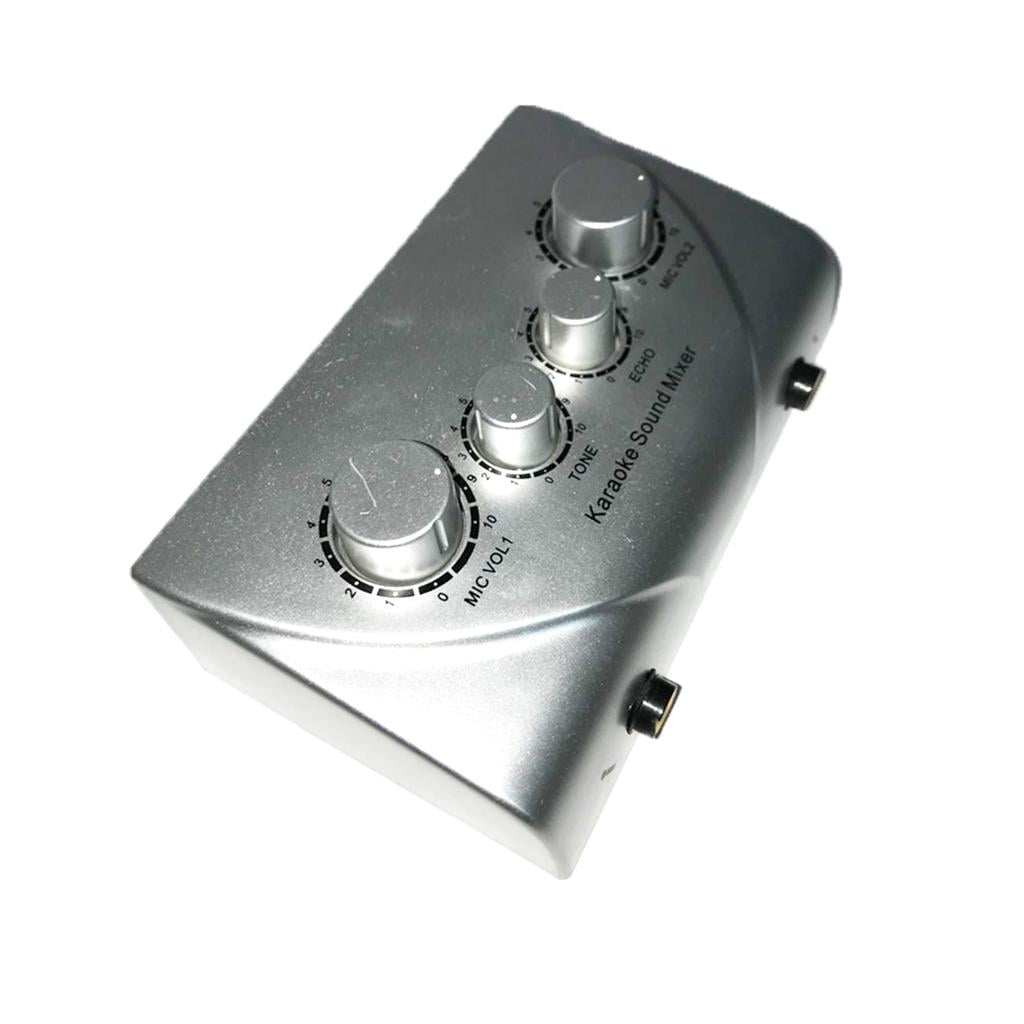 Professional Mixer, Portable Audio Sound Machine Mixer System with 2 ...