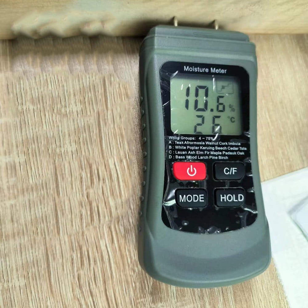Professional Moisture Meter For Wood Types With Four Measurement Modes ...