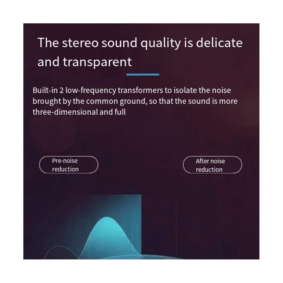 Professional Mono Common Ground Audio Isolator Acoustic Noise Filtering ...