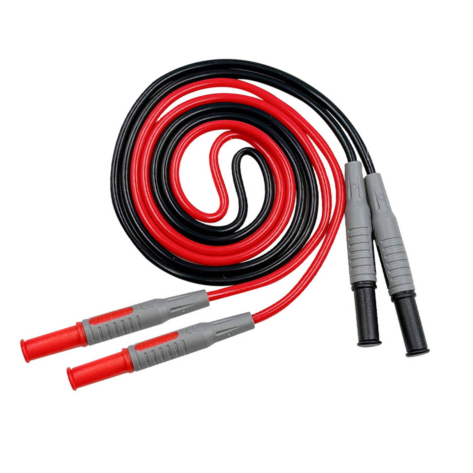 Professional Multimeter Probes 1000V 10Amp, 4mm Banana Plug Test Wire ...