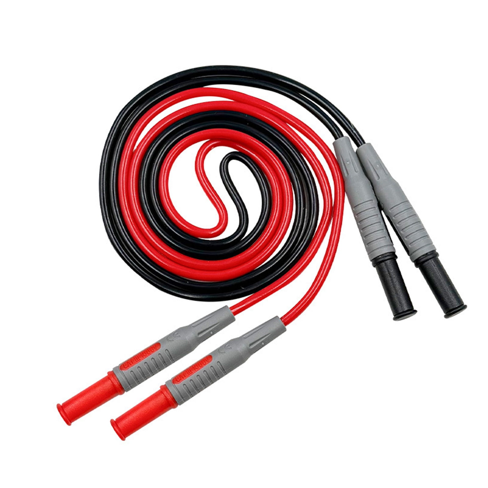 Professional Multimeter Probes 1000V 10Amp, 4mm Banana Plug Wire with ...