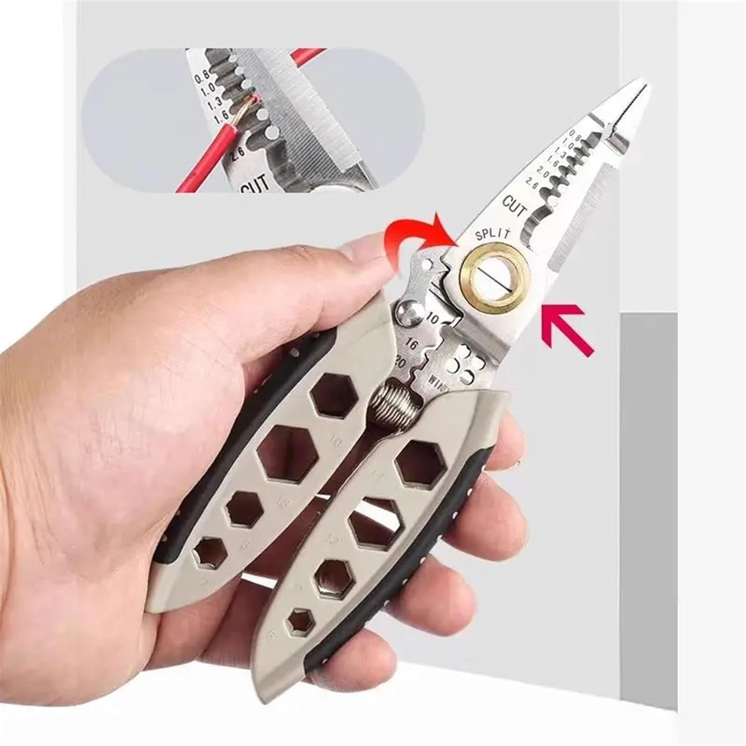 Professional 7-inch Electrician‘s Versatile Wire Stripper and Cable ...