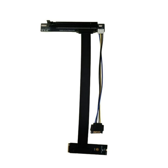 Professional NVMe to PCIe X16 Graphics Card Extension Cable Power Cable ...
