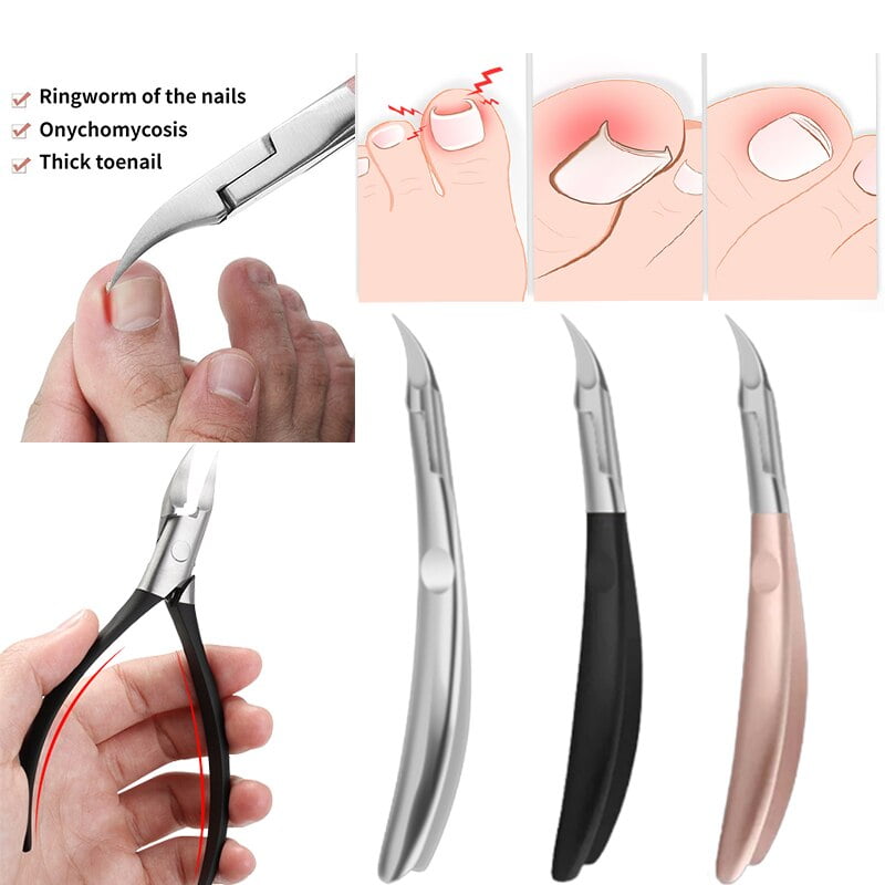 Professional Nail Art Clipper Nipper Dead Skin Shear Polishing Sanding Stainless Steel Nail ...