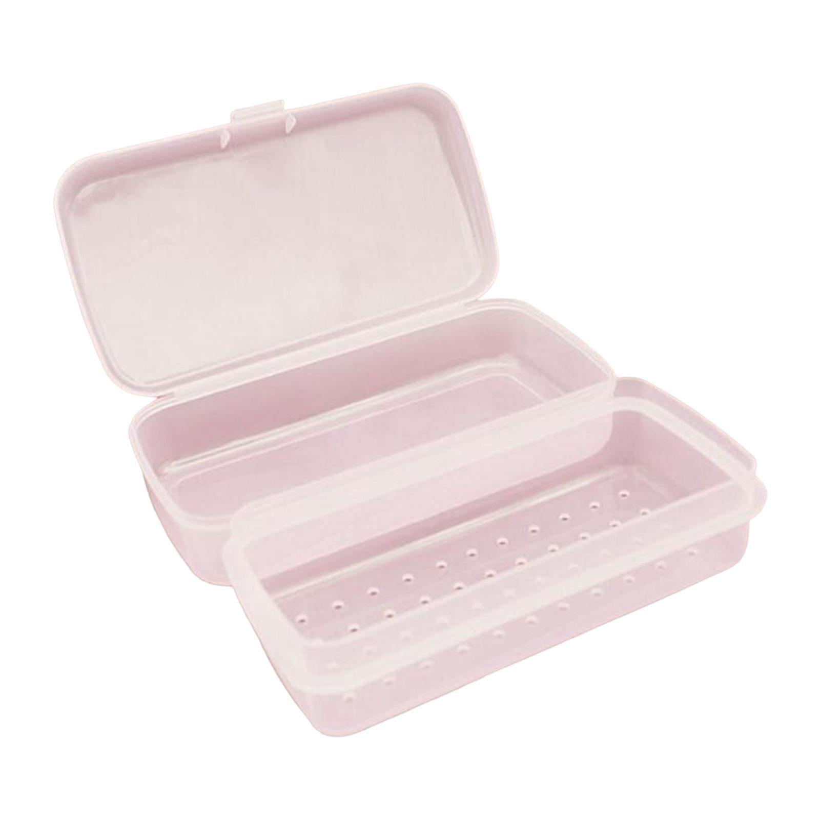 Professional Nail Art Tool Tray Transparent Organizer Container Box for ...