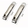 Professional Nail Clippers Set – Stainless Steel Fingernail & Toenail ...