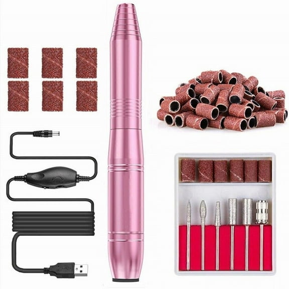 Electric Nail Drill Professional, 30000RPM Nail File Machine with Bits ...