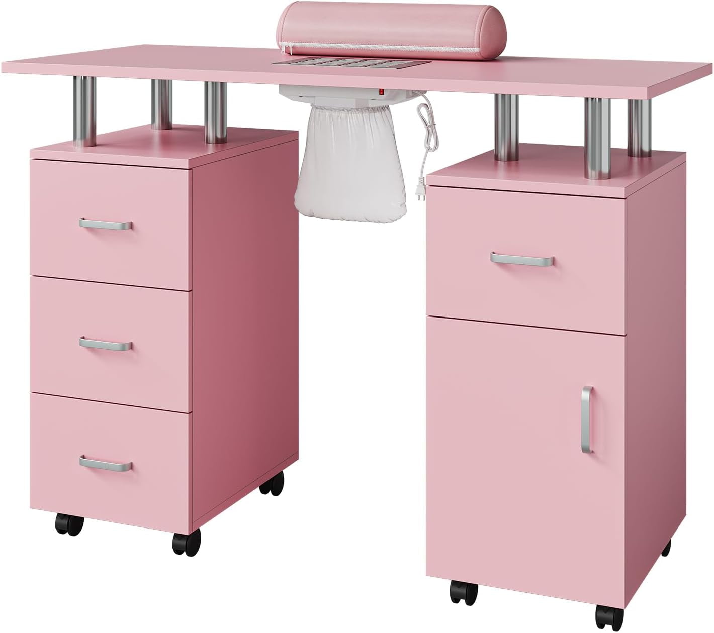 Professional Nail Tech Station with Electric Downdraft Ventilation ...