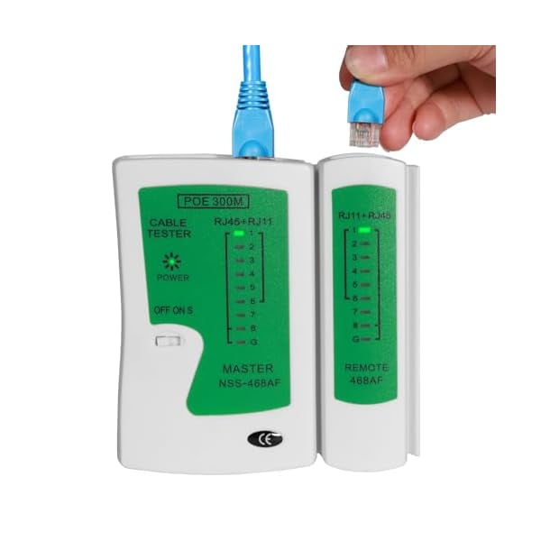 Professional Network Cable Tester Fast And Reliable Rj45 Rj11 Rj12 Ethernet Tester For Cat5