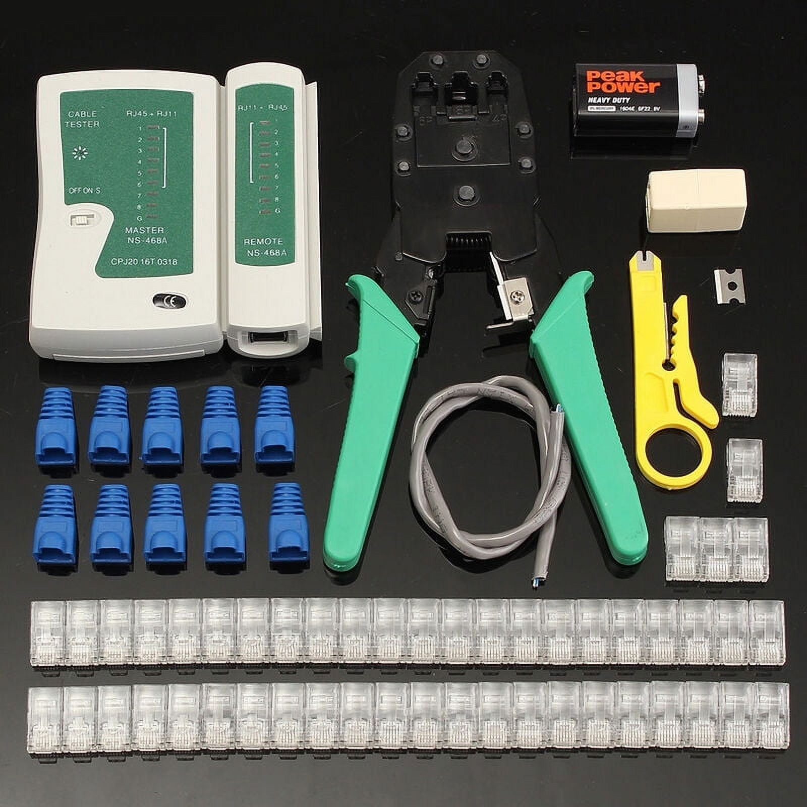 Professional Network Tool Kit: Multi-function Cable Tester And Non-slip ...