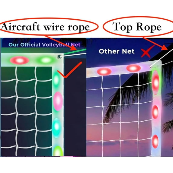 Professional Outdoor Volleyball Net with Steel , Light Portable for ...