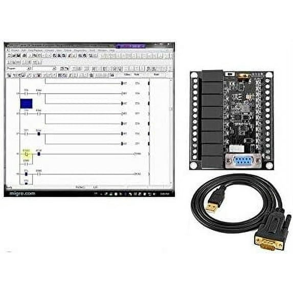 Professional PLC Developer and Training Starter Kit, Programmable Ladder Logic Controller ...