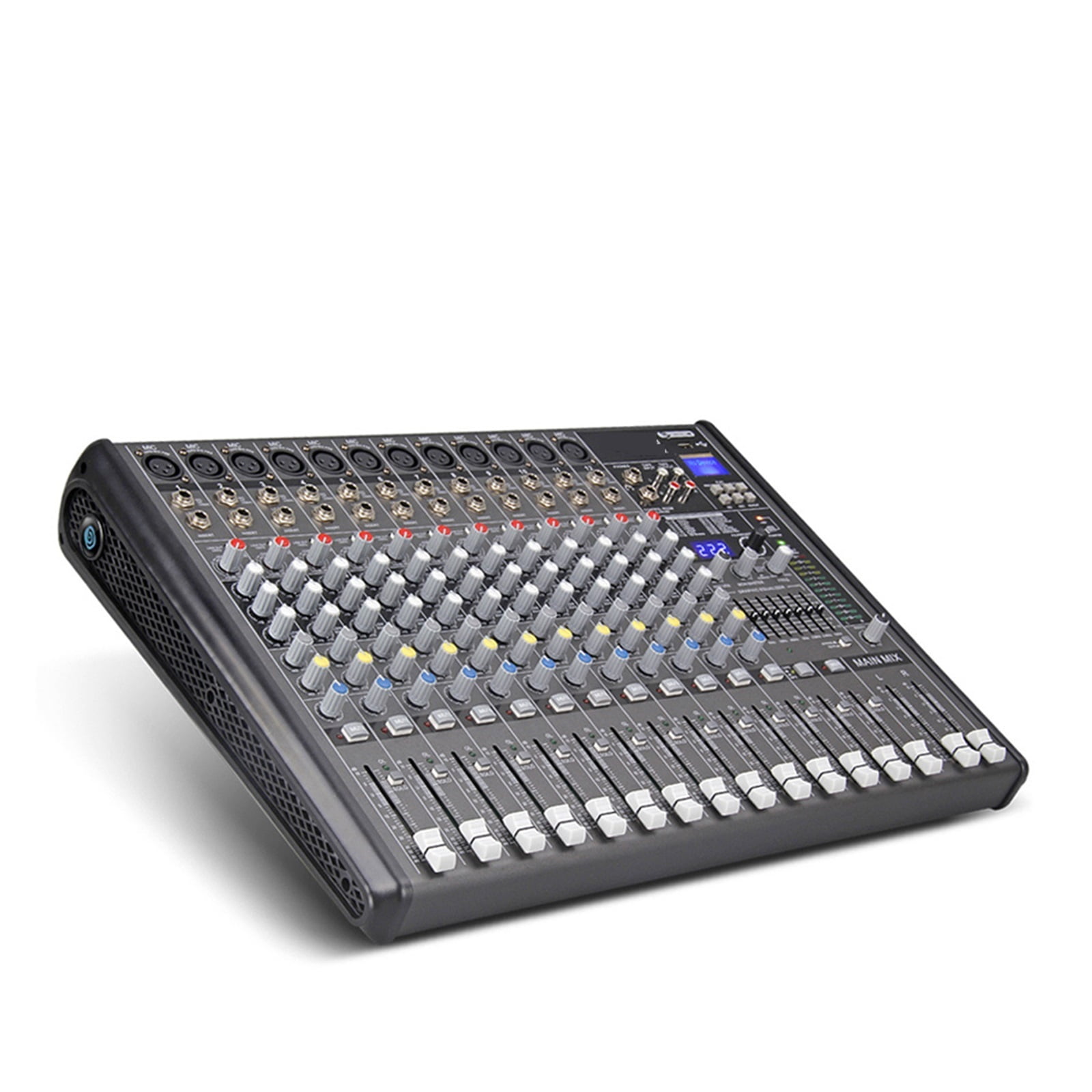 Professional PRO 12 Channel With 256 DSP Sound Effects Studio Mixer ...