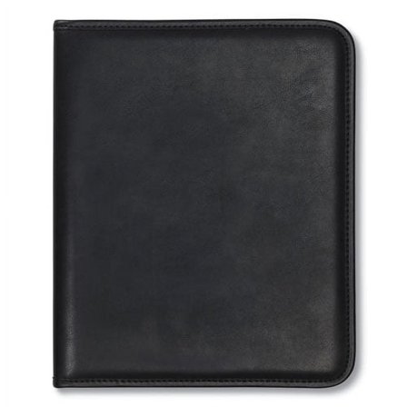 Universal Textured Notepad Holder, 8 1/2 x 11, Leather-Like, Black ...