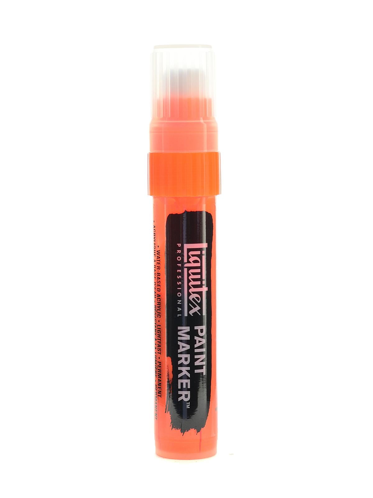 Professional Paint Markers fluorescent orange, wide 15 mm (pack of 2 ...