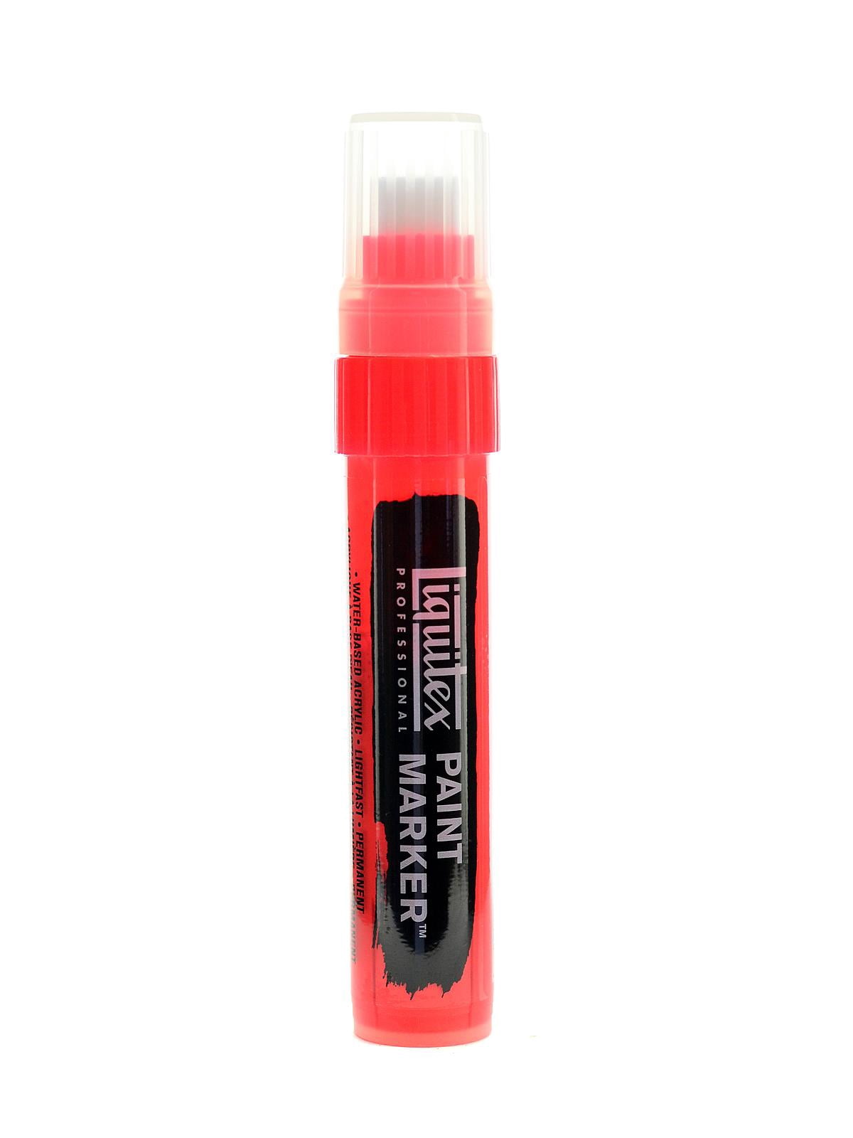 Professional Paint Markers fluorescent red, wide 15 mm (pack of 2 ...