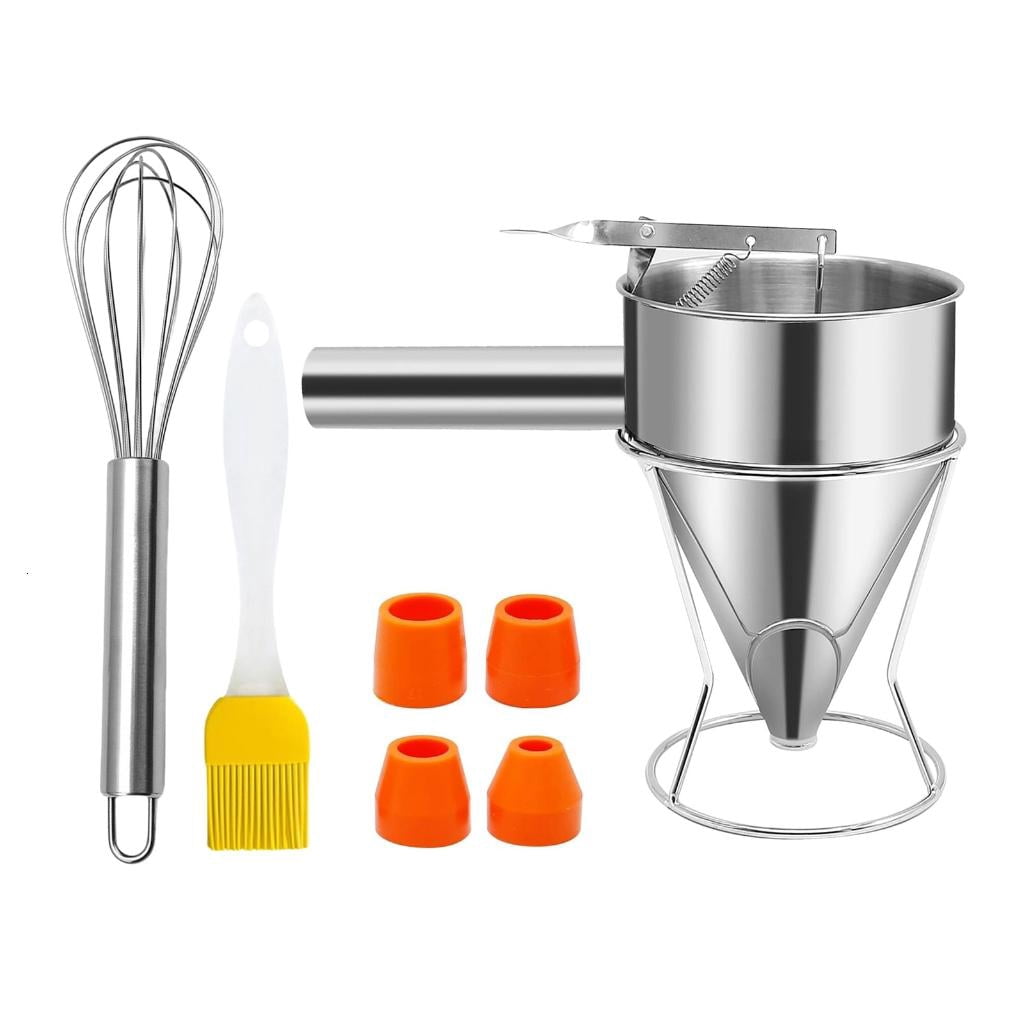 Professional Pancake Batter Dispenser Stainless Steel Funnel Suitable ...