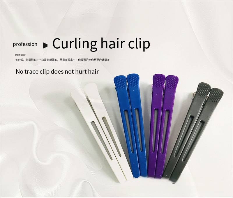 Professional Partition No-Trace Duckbill Clips Alligator Clips Hair ...