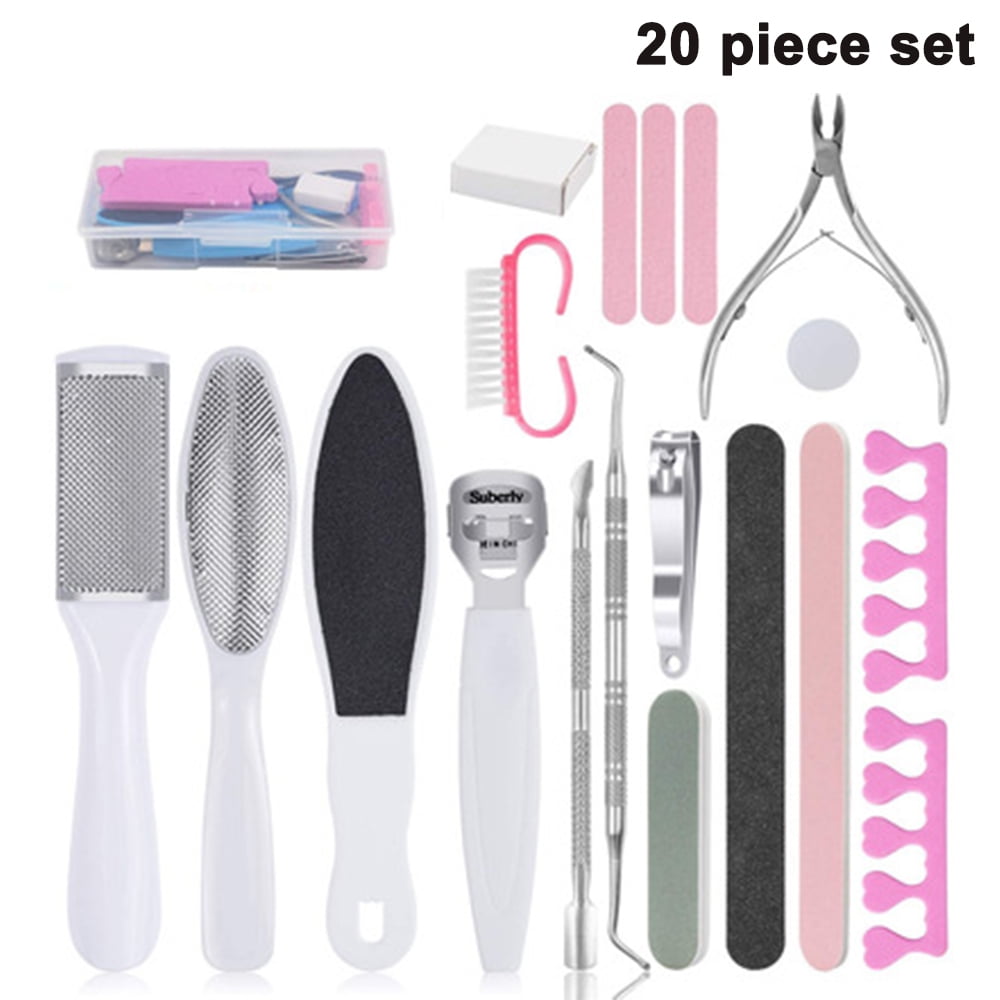 Professional Pedicure Tools Set , Foot Care Kit Stainless Steel Foot