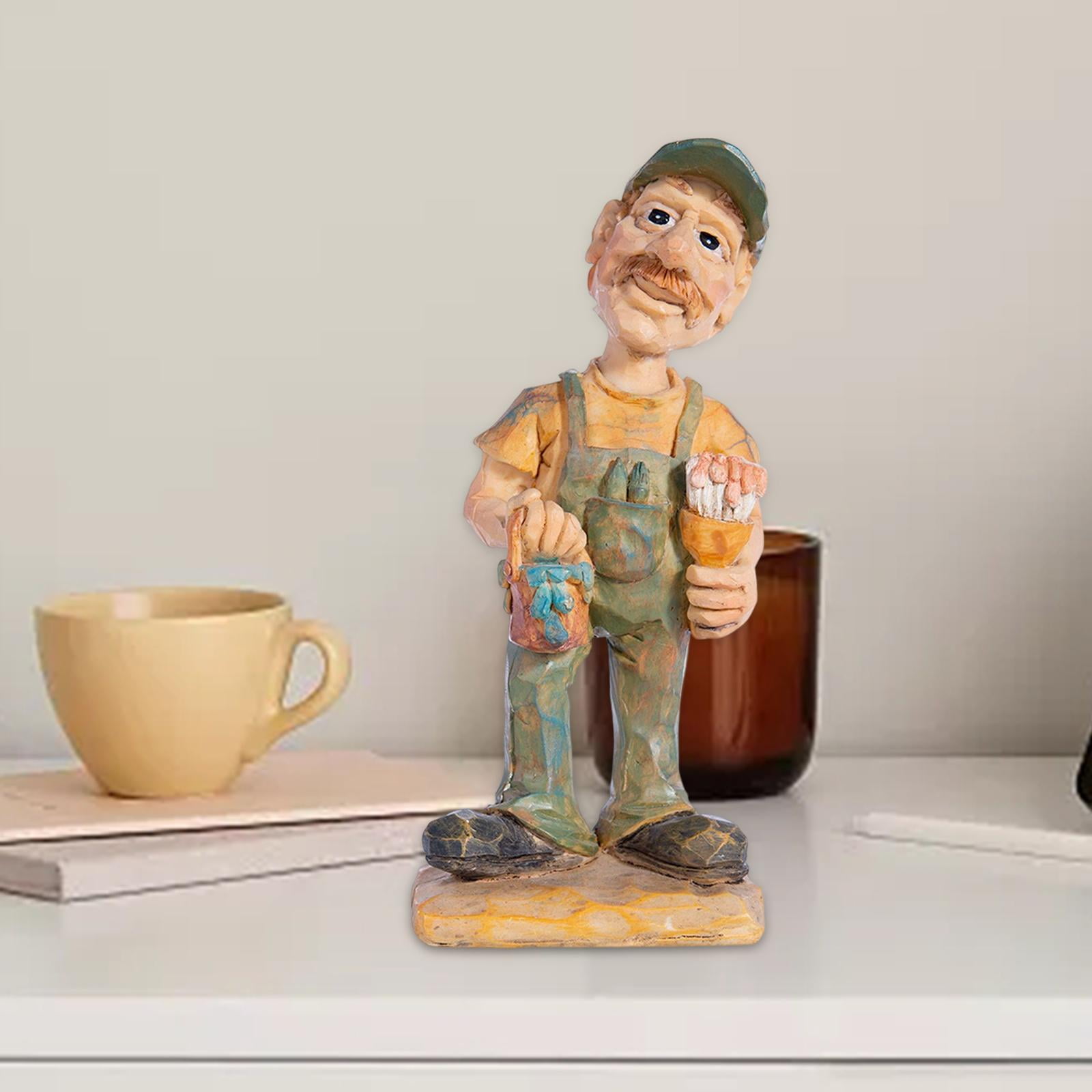 Professional People Figures Handpainted Standing Exquisite Sculpture ...