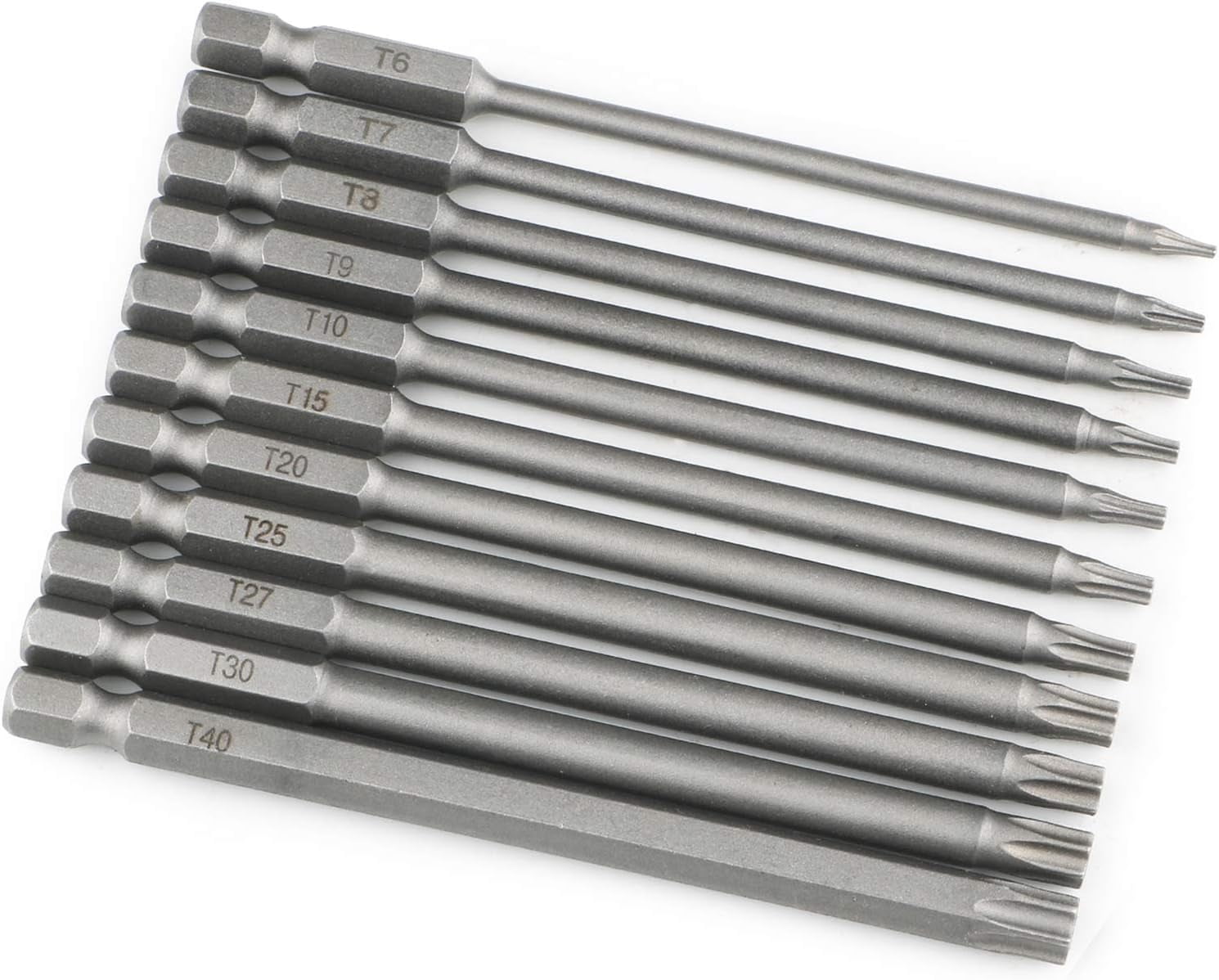 Professional Performance Torx Head Screwdriver Bit Set, Hex Shank ...