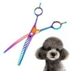 Scaredy Cut Silent Pet Grooming Kit Right-Handed Blue 4.5" Safety ...