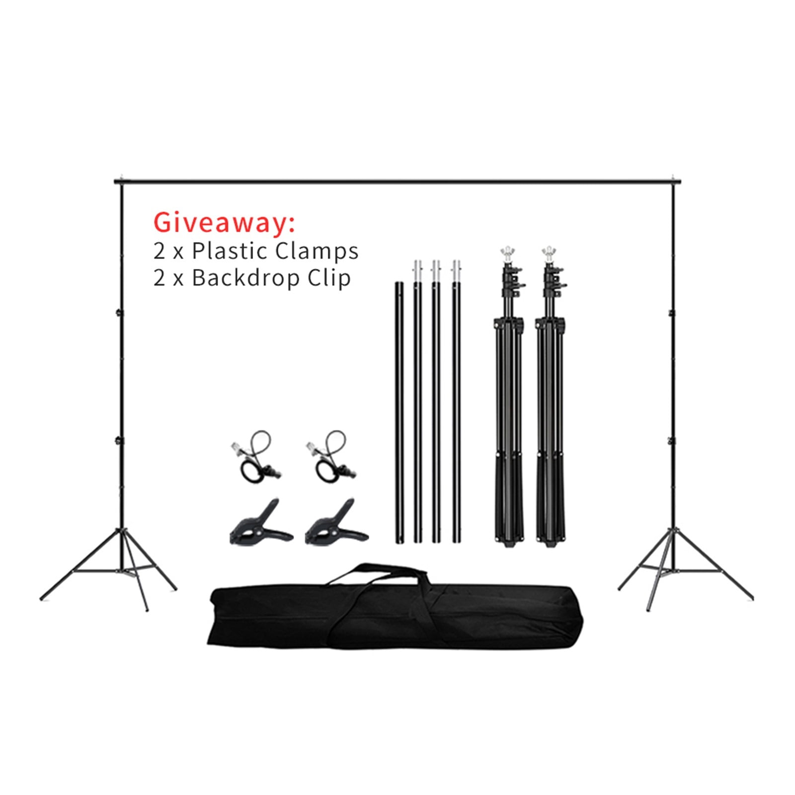 Professional Photography Stand for Photo Studio Background Backdrops ...