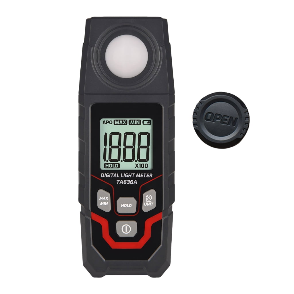 Lightweight Digital Luxmeter for Accurate Light Measurement Data ...