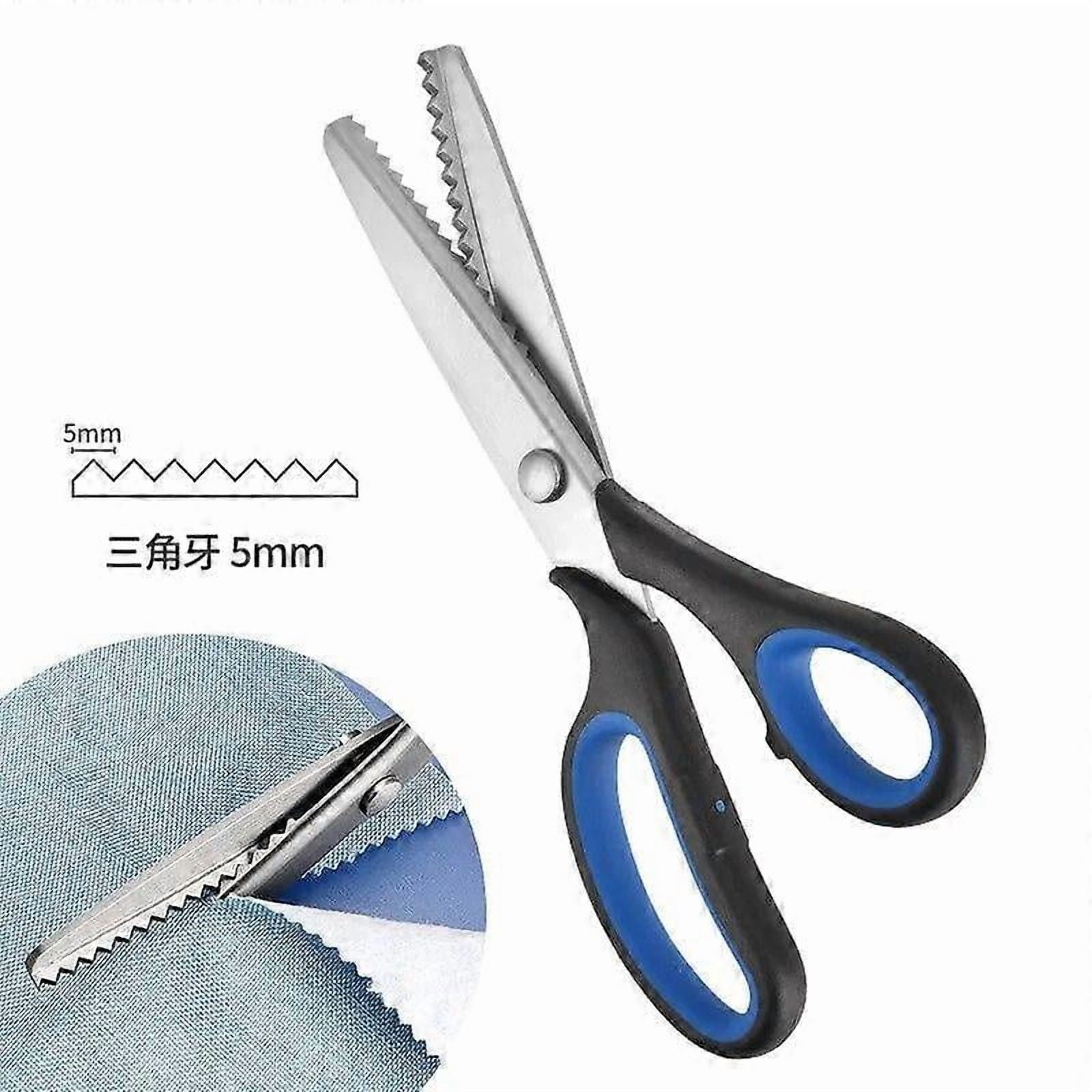 Professional Pinking Shears Stainless Steel Dressmaking Scissor ...