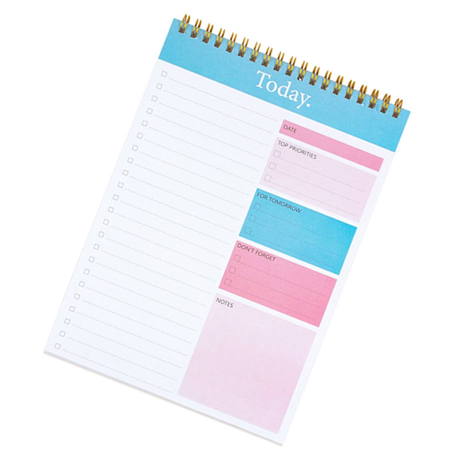 Professional Planner Notebook With 100 Pages Wide Lined Twin Coil ...