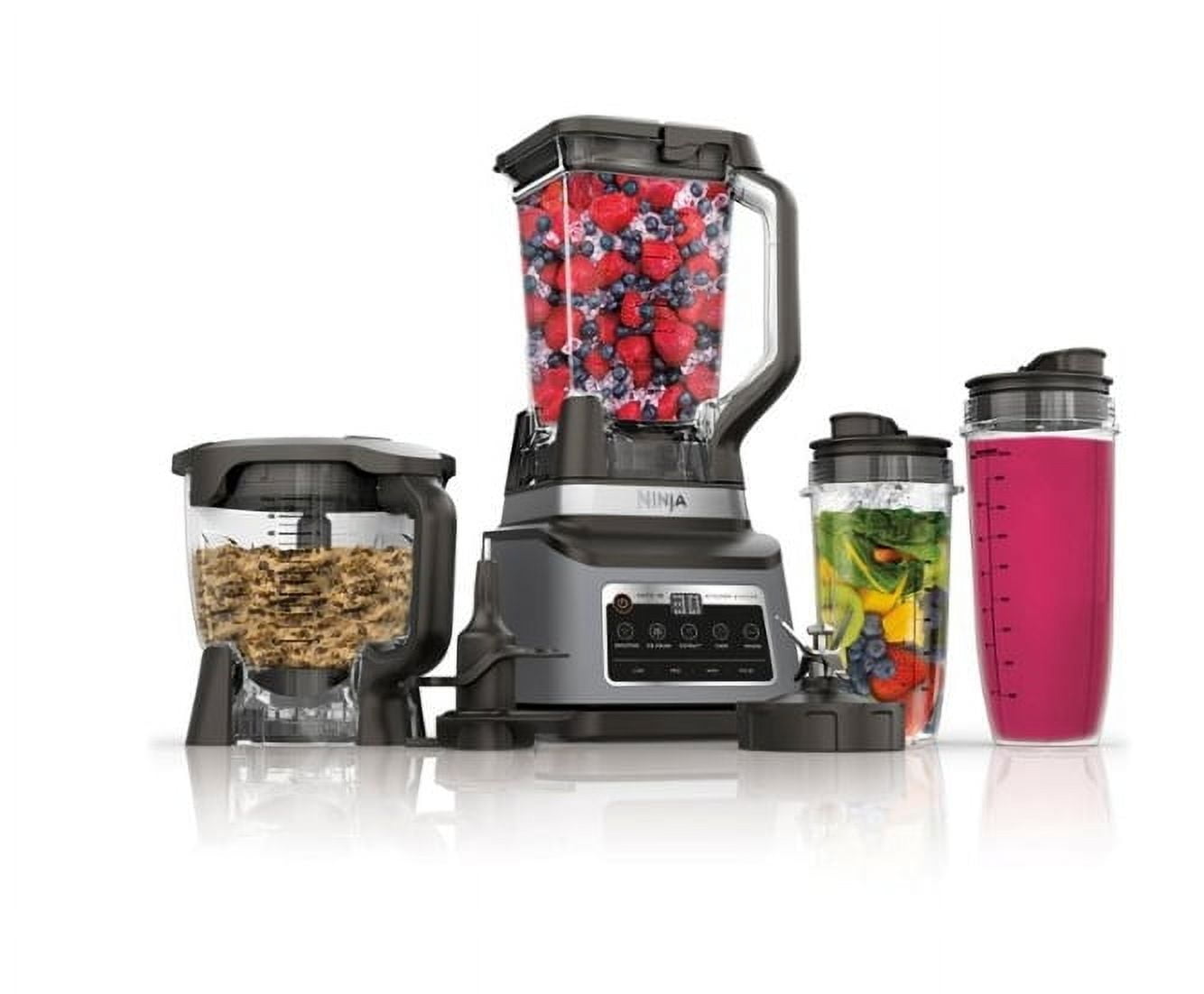 Ninja Pro Plus Kitchen System - Auto-iQ, Black/Stainless Steel, 24oz ...