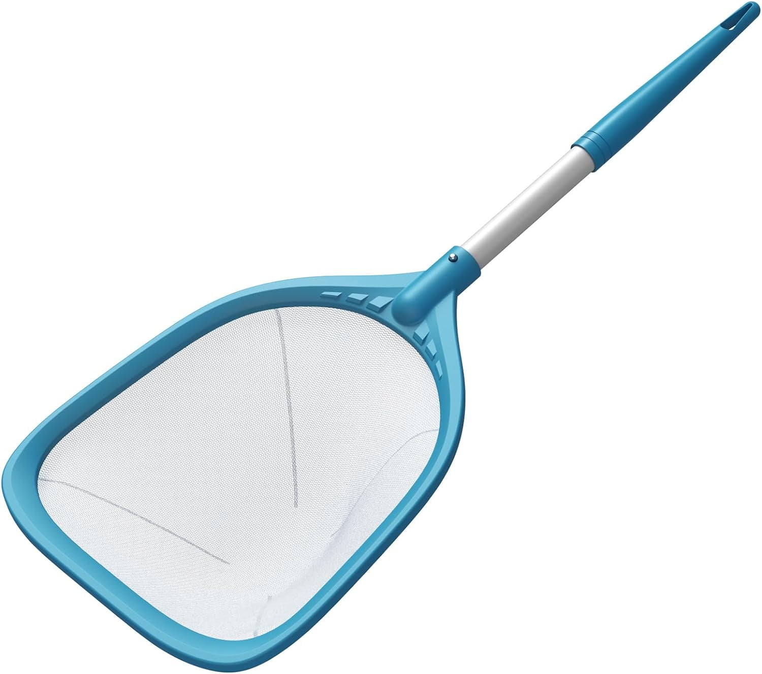 Professional Pool Skimmer Net 26.8 inches - Fine Mesh for Fast Debris ...