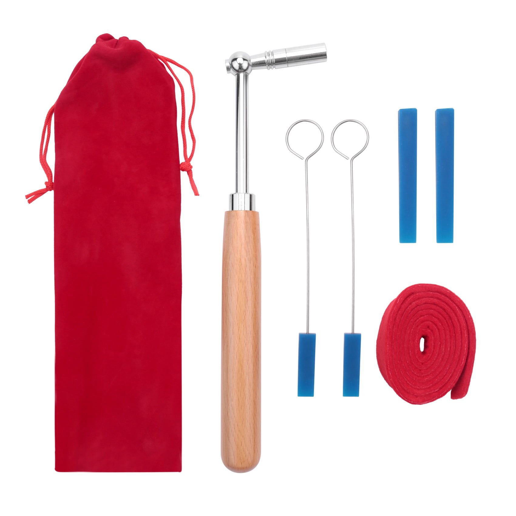 Professional Portable Lever Jujube Piano Tuning Tuner Mute And Case Tools Kit Hammer Diy Set ...