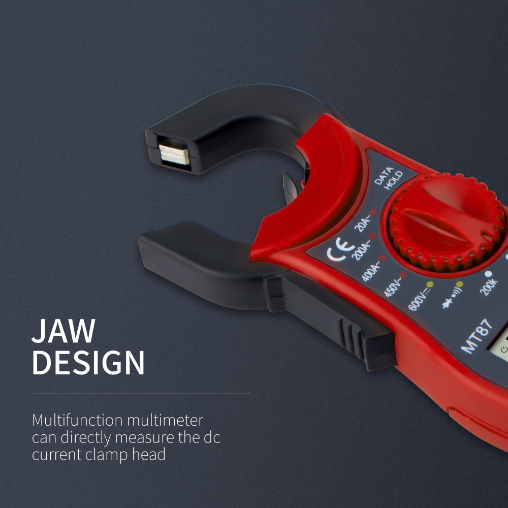 Professional Portable Mt87 Digital Clamp Meter Multimeter Dc Ac Voltage ...