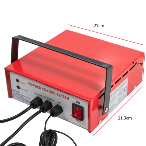 Professional Powder Coating System Paint Gun Coat Portable PC03-2 (Red ...