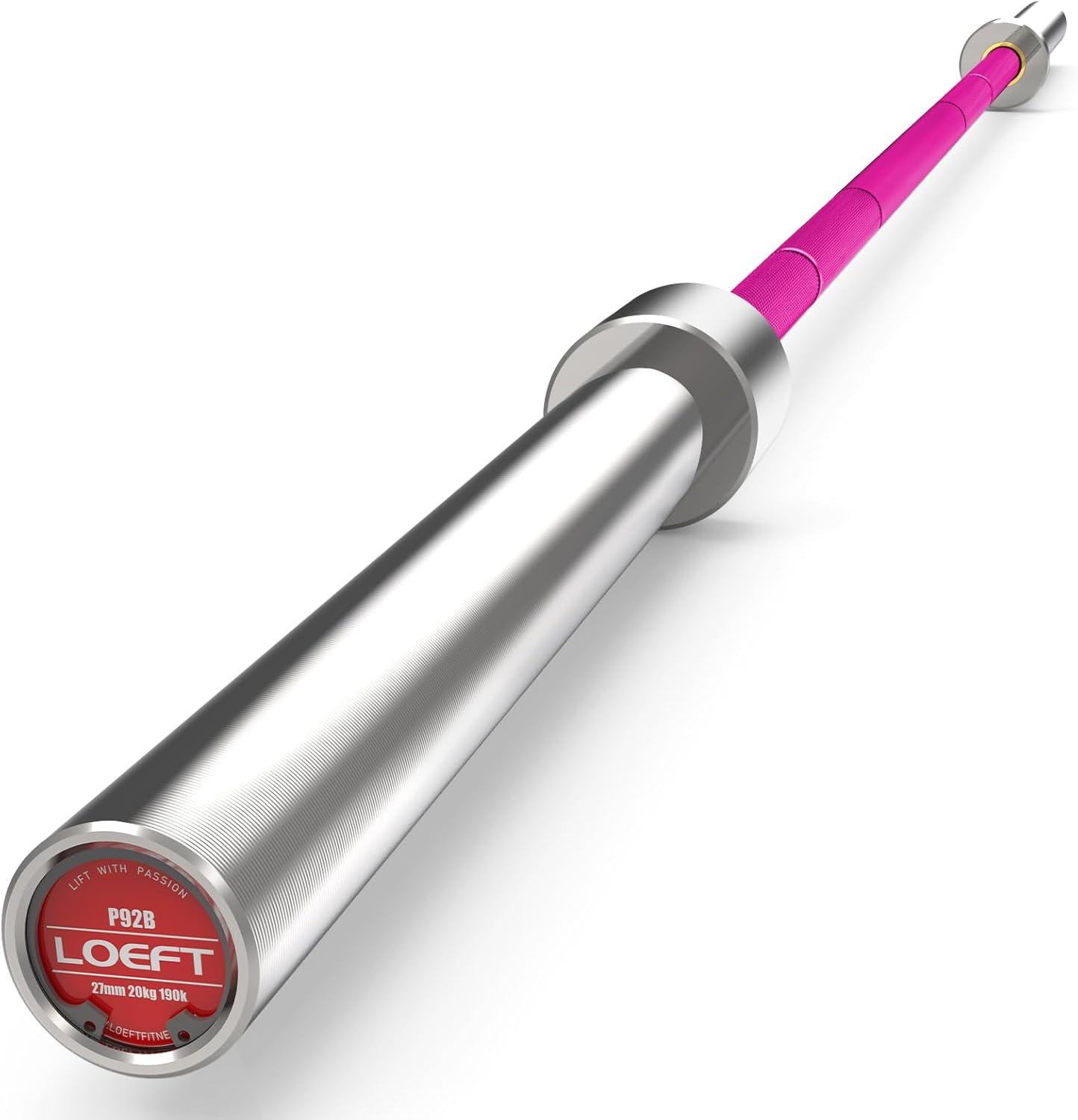 Professional Powerlifting Deadlift Barbell, 92in 27MM Olympic Barbell ...