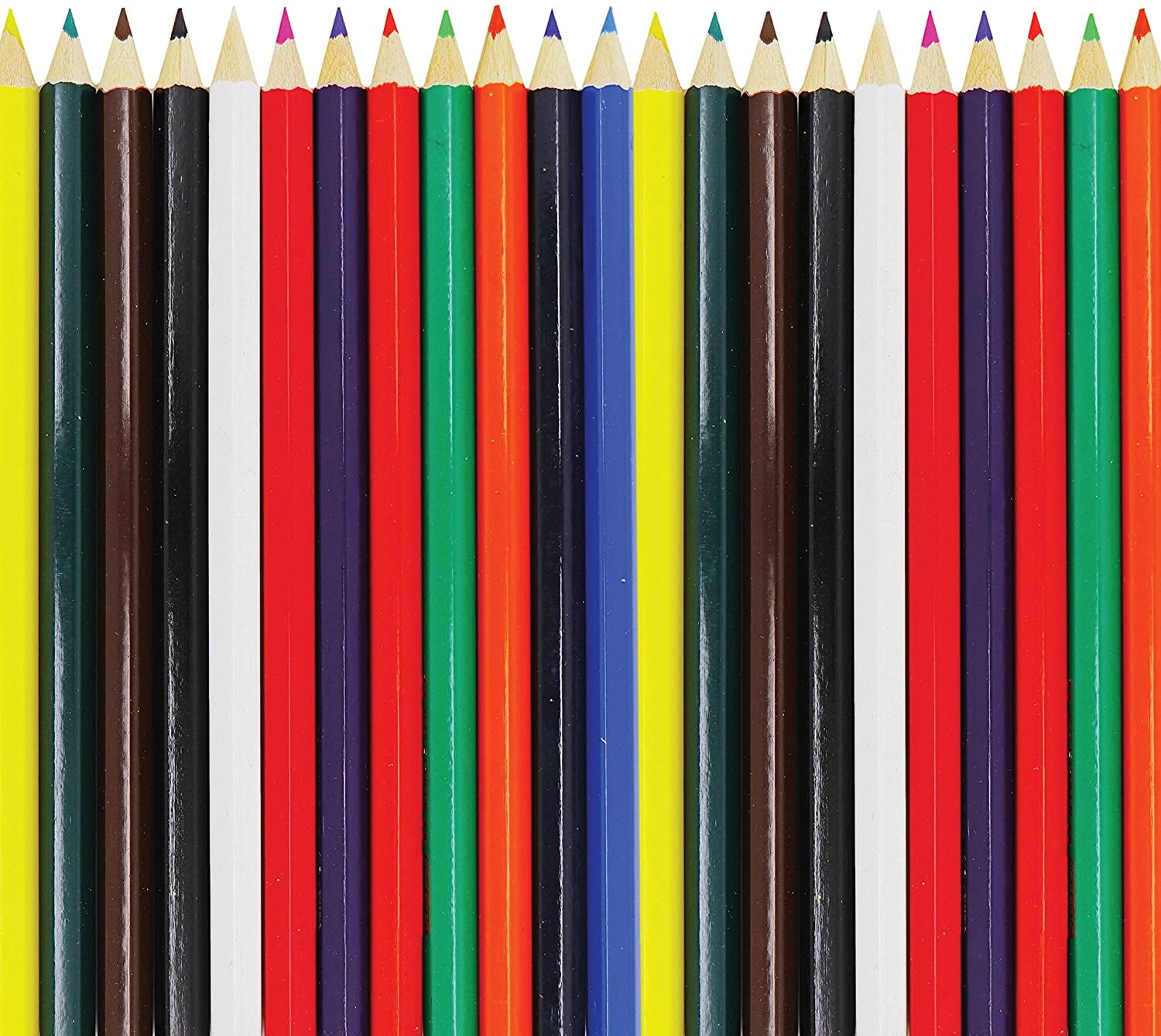 Professional Pre-Sharpened Colored Pencils, Heavy Duty Wooden Assorted ...