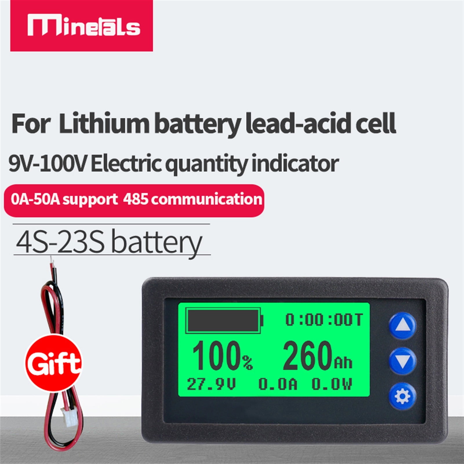 Professional Precision Battery Capacity Tester Voltage And Current ...