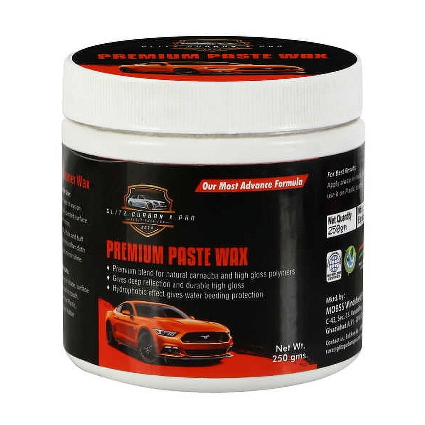 Professional Premium Car Paste Wax High-Gloss Shine, Long-Lasting ...