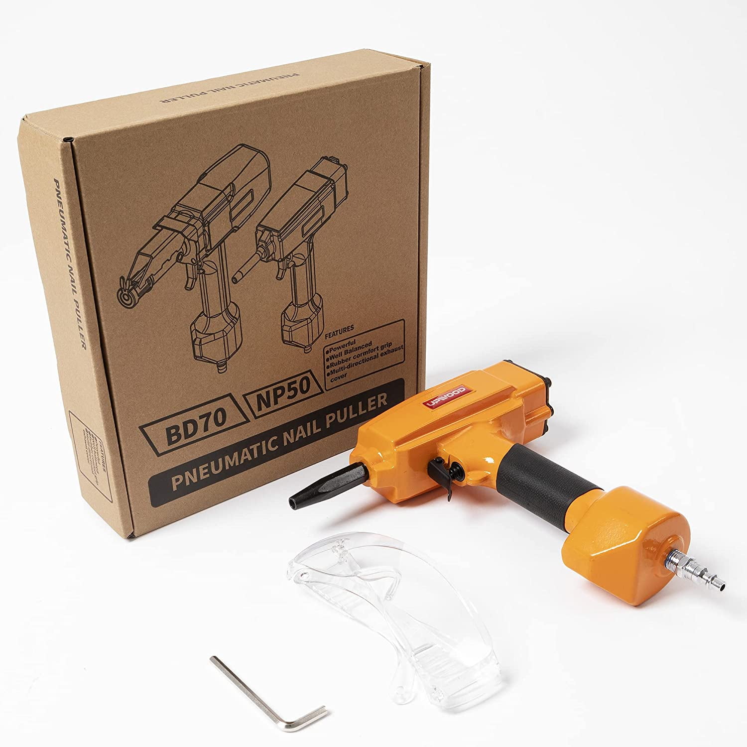 Professional Punch Nailer Nail Remover Pneumatic Nail Puller for Wood ...